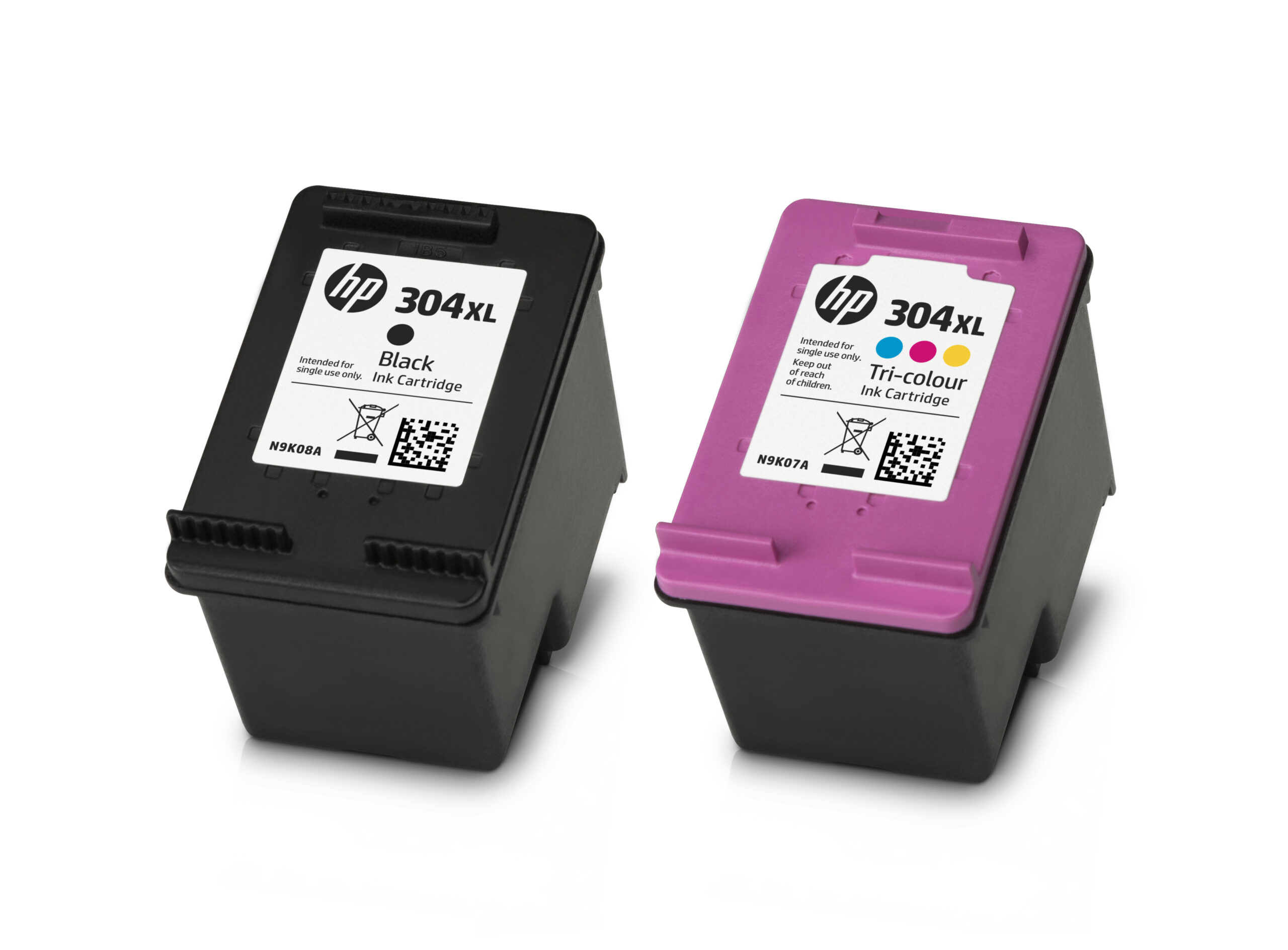 HP 304XL Black & HP 304XL Colour Ink Cartridges
